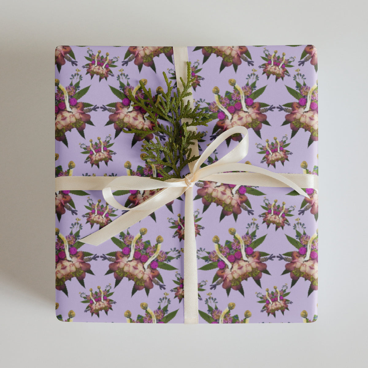 Fungeyes (Purps) Wrapping paper sheets – Cosmic Fractal Magnitudes